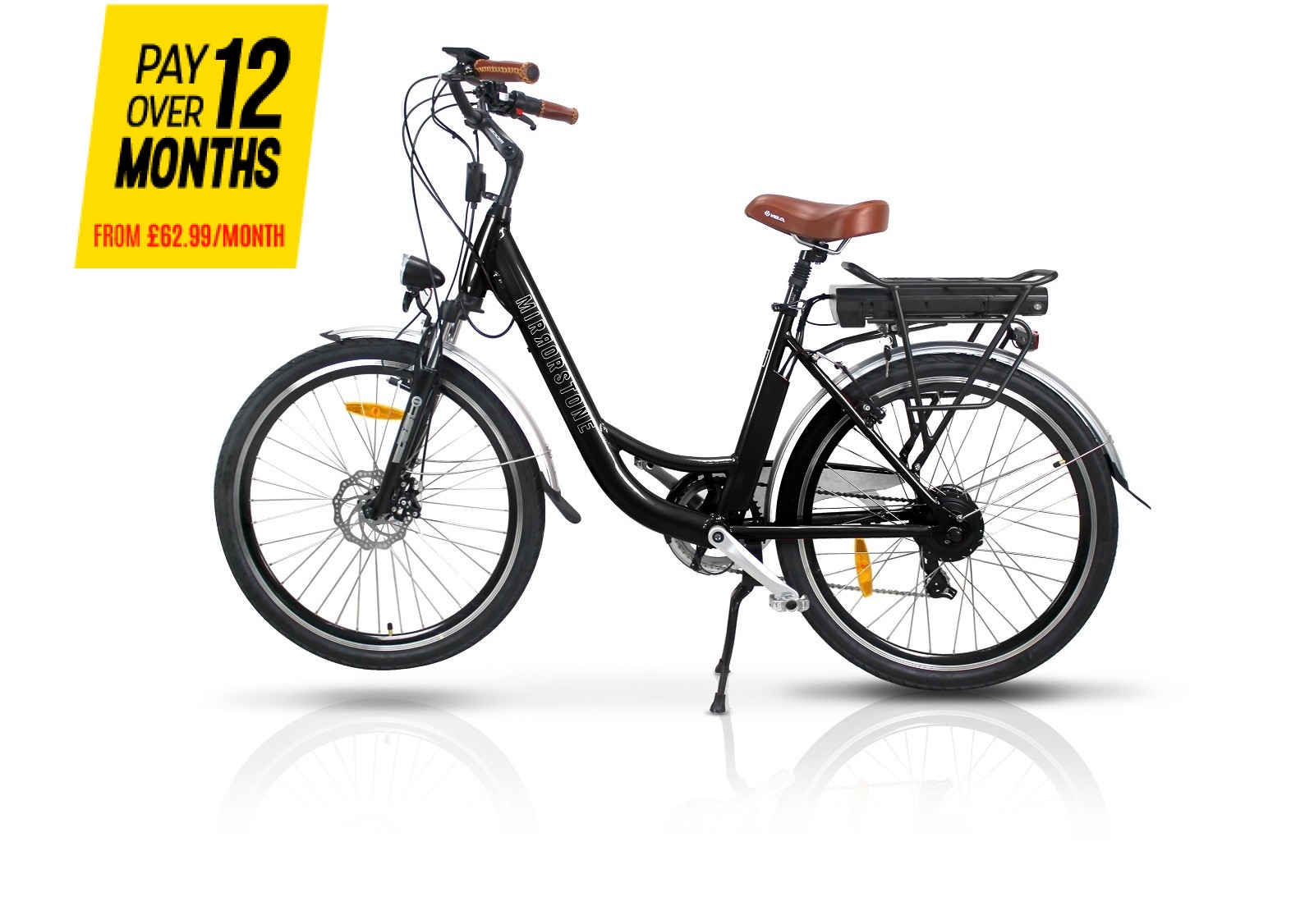 Dynamic Dutch Electric Bike Black 26" Wheels